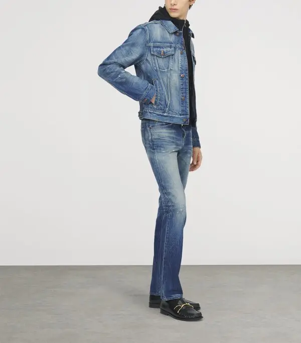 Alexander McQueen Distressed Slim Jeans