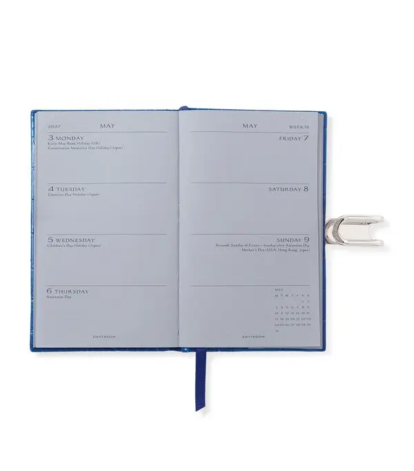 Smythson Leather Mara A6 2026 Mid-year Diary