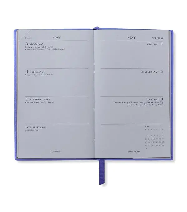Smythson Leather Panama 2026/27 Diary