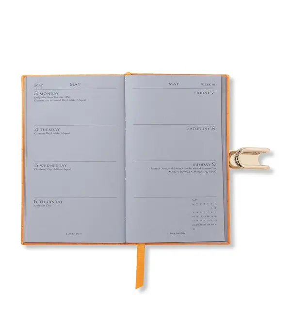 Smythson Leather Mara A6 2026 Mid-year Diary