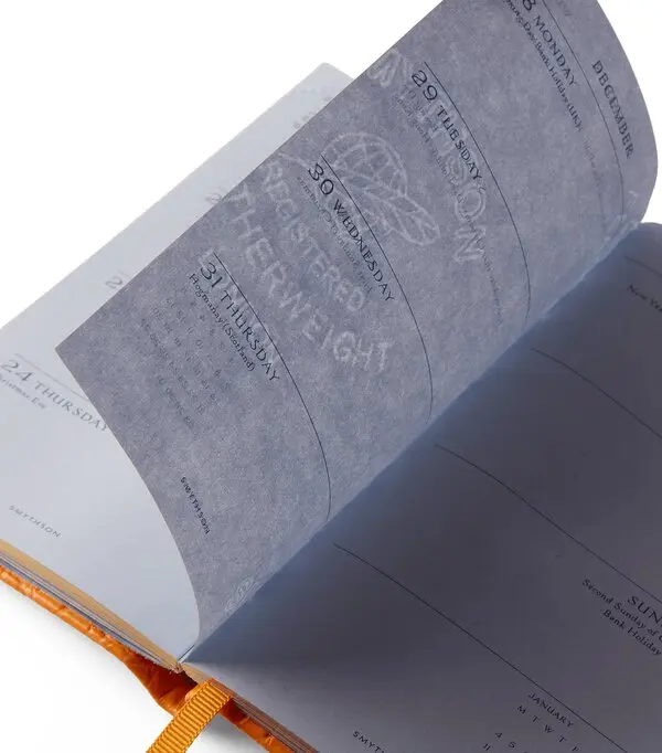 Smythson Leather Mara A6 2026 Mid-year Diary