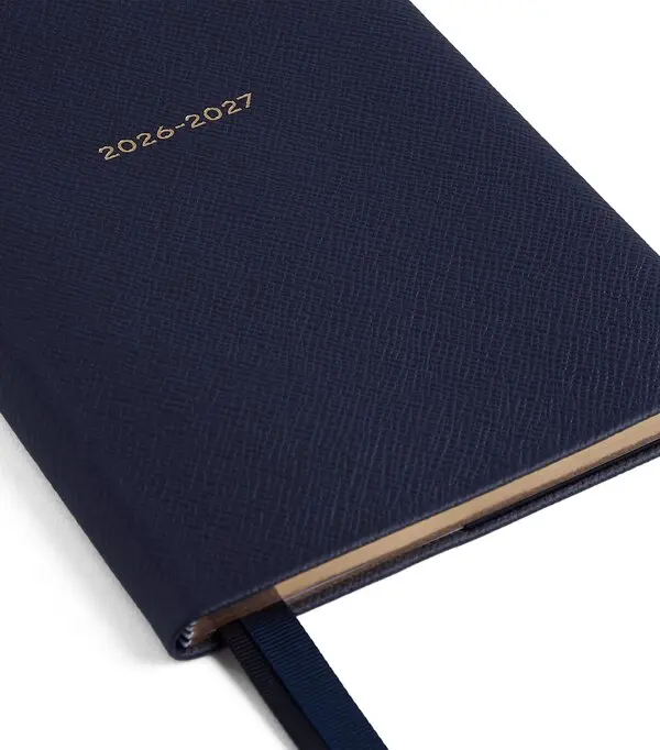 Smythson Leather Soho Weekly Diary 2026-2027