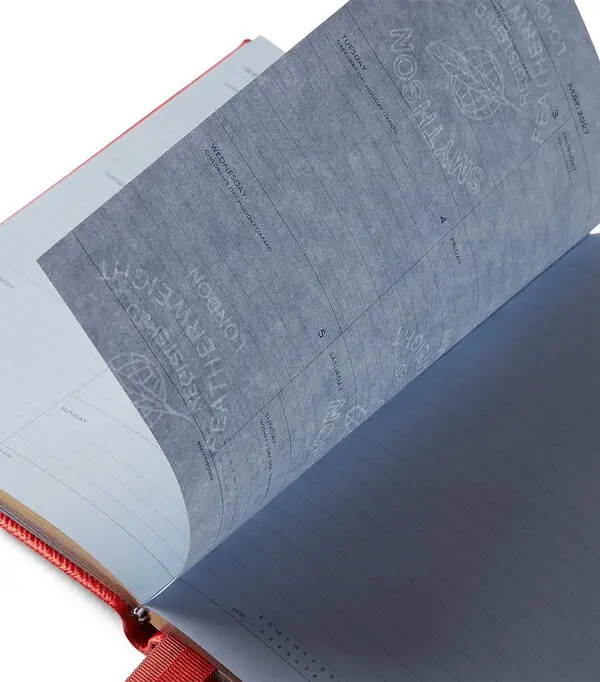 Smythson Leather Soho Weekly Diary 2026-2027