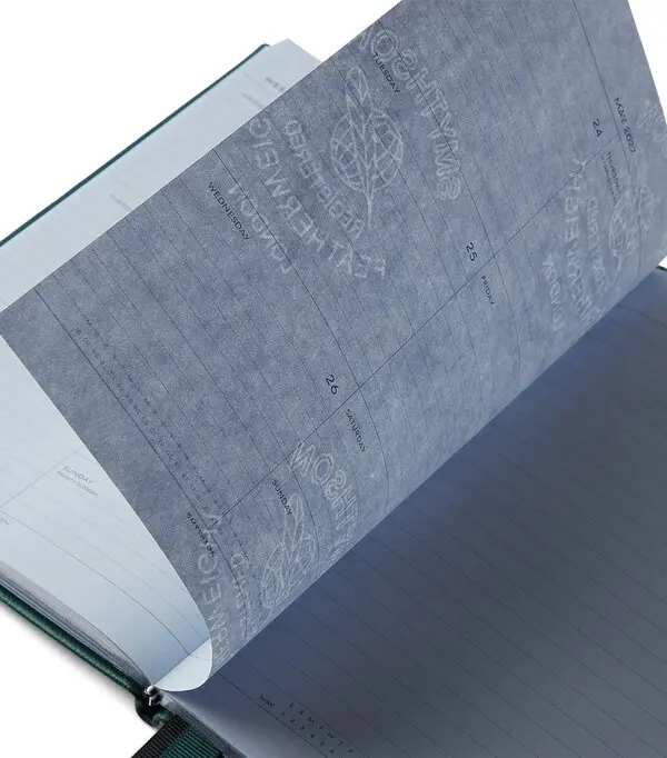 Smythson Leather Soho Weekly Diary 2026-2027