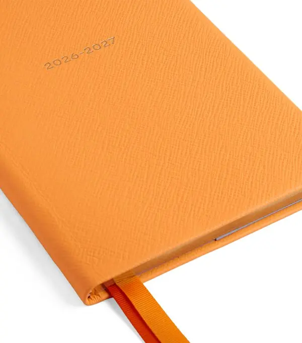 Smythson Leather Soho Weekly Diary 2026-2027