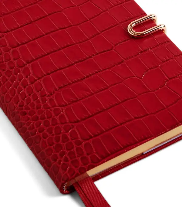 Smythson Leather Mara Soho A5 Mid-year 2026 Diary - Red