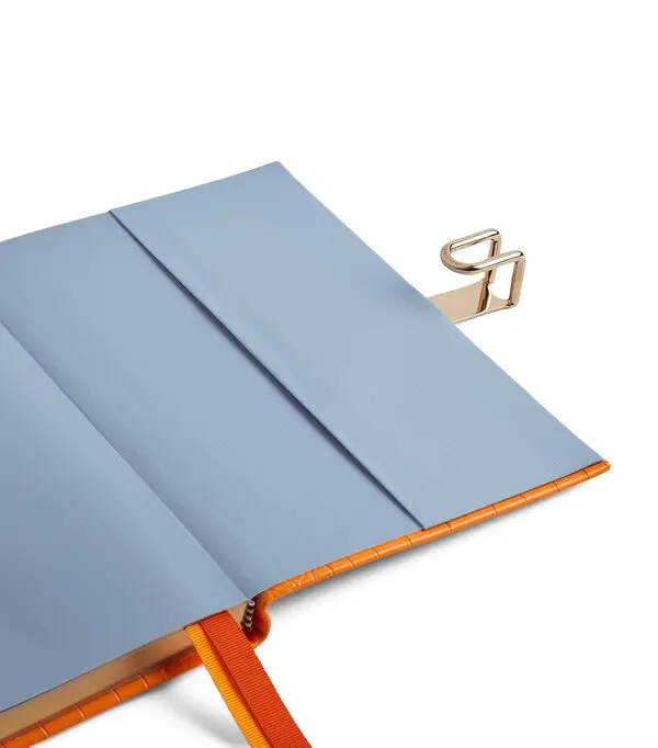 Smythson Leather Mara Soho A5 Mid-year 2026 Diary - Orange