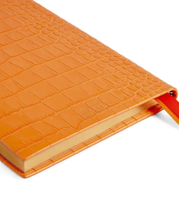 Smythson Leather Mara Soho A5 Mid-year 2026 Diary - Orange