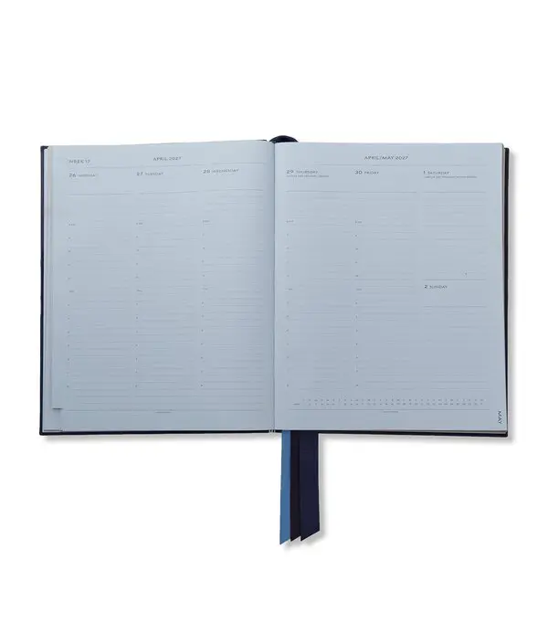Smythson Leather Portobello Weekly Diary 2026-2027