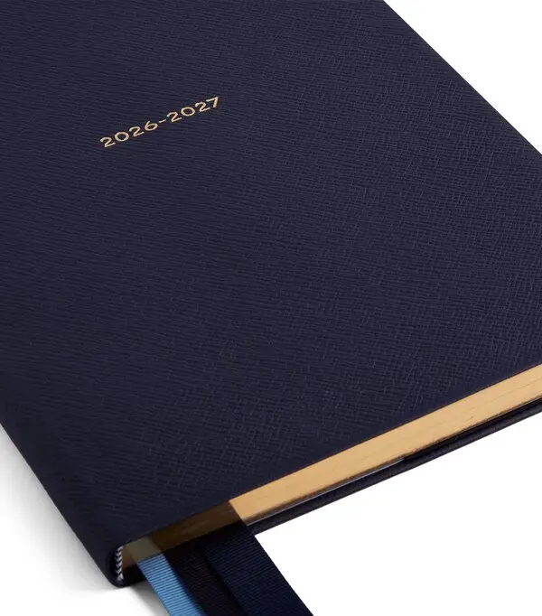 Smythson Leather Portobello Weekly Diary 2026-2027