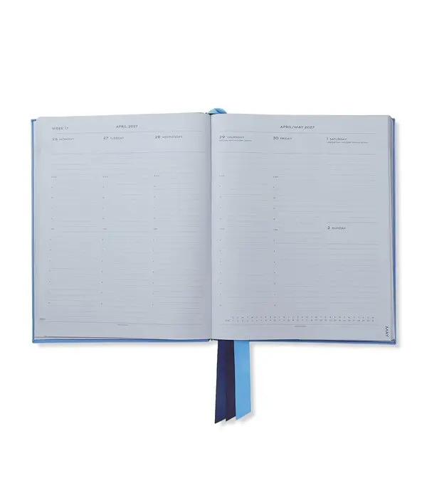 Smythson Leather Portobello Weekly Diary 2026-2027
