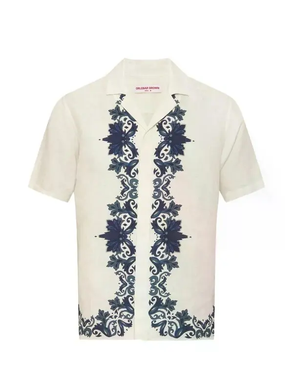 Orlebar Brown Mirabello Border Shirt - Neutrals