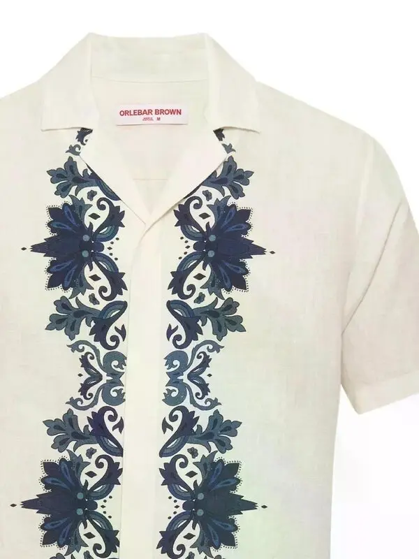 Orlebar Brown Mirabello Border Shirt - Neutrals
