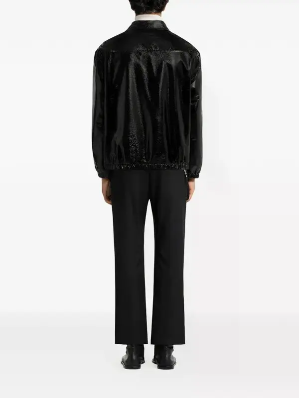 COURREGES Vinyl Oversized Tracksuit Jacket