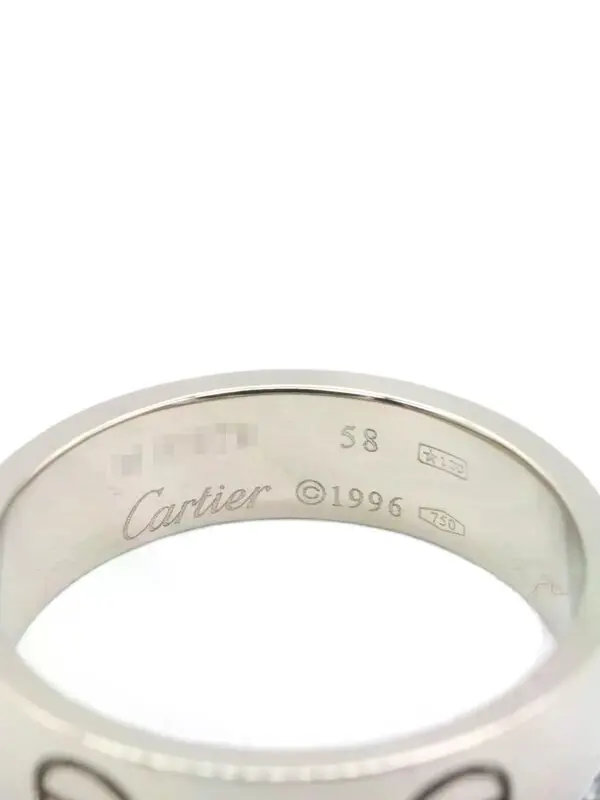 Cartier 18k White Gold Love Ring