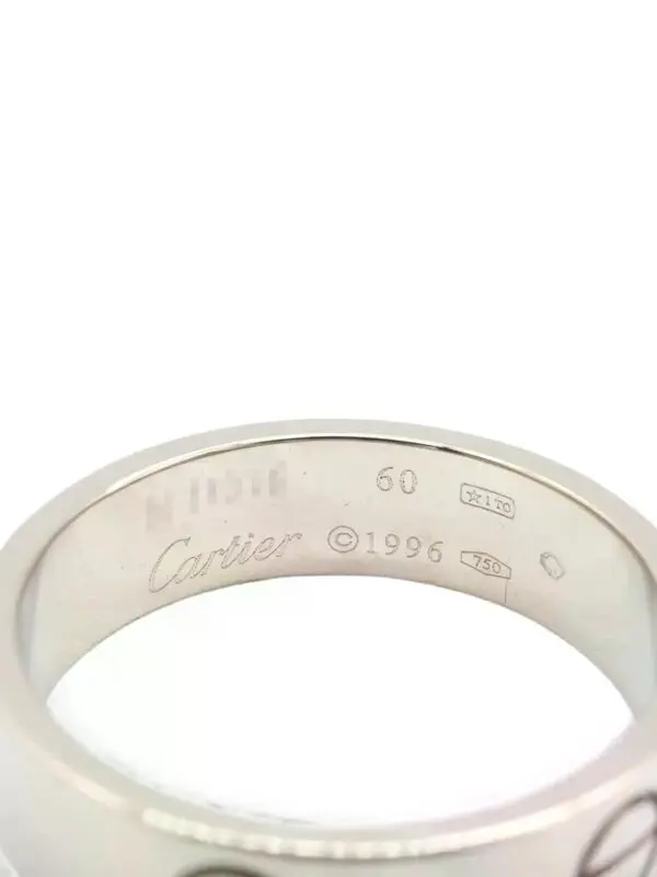 Cartier 18k White Gold Love Ring