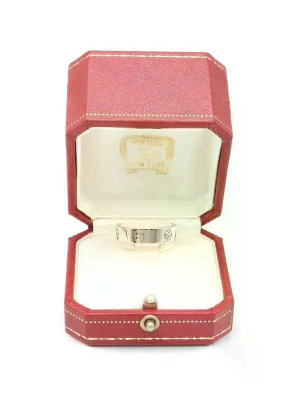 Cartier 18k White Gold Love Ring