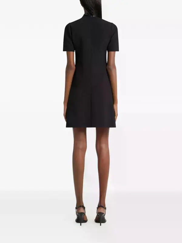 COURREGES Vinyl-collar A-line Mini Dress