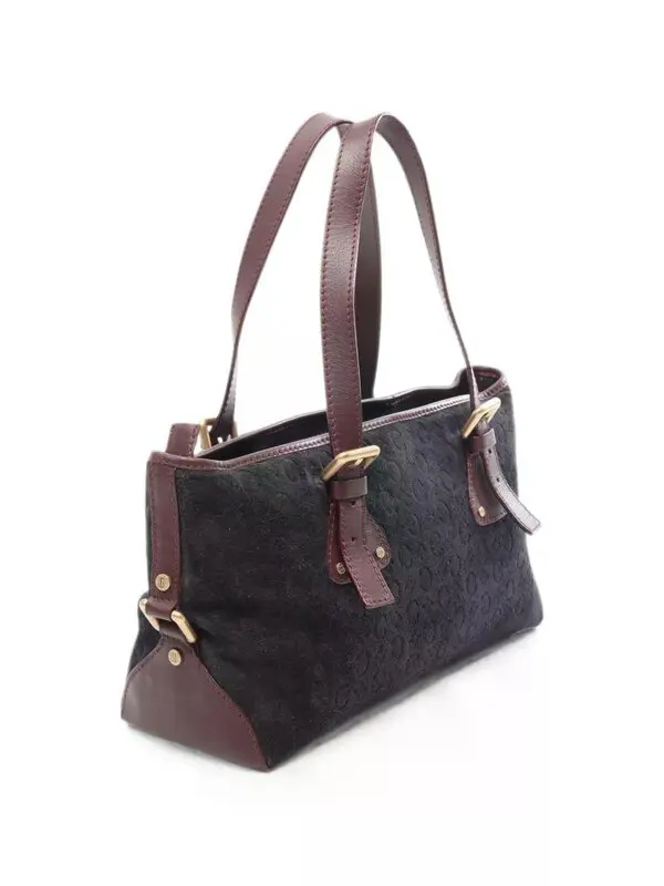 Celine 2000s C Macadam Tote Bag - Black