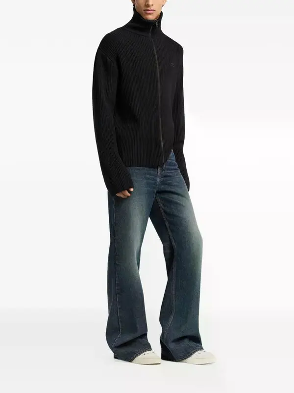 COURREGES Washed Wide-leg Jeans