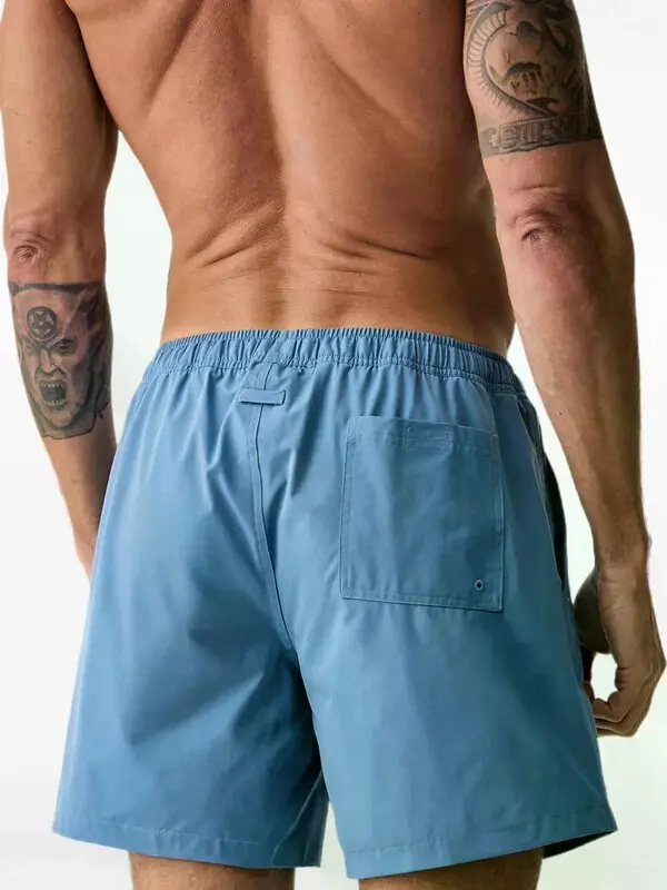 Marc O'polo Logo-embroidered Swim Shorts - Blue