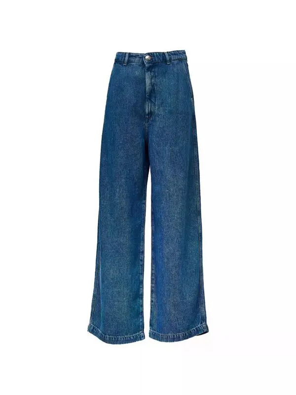 Sportmax Pioppo Wide-leg Jeans - Blue
