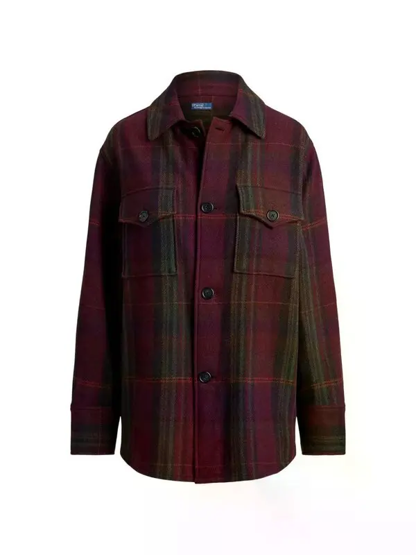 Polo Ralph Lauren Plaid-twill Shirt Jacket - Brown