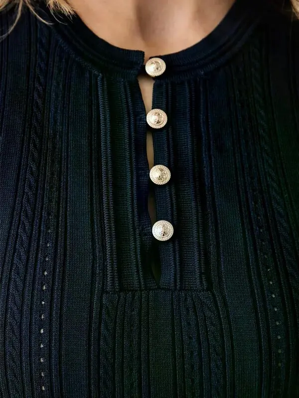 Guess Cable-knit Sleeveless Top