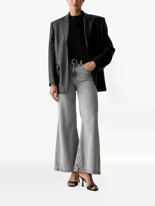 Guess Rhinestone-embellished Ribbed-knit T-shirt