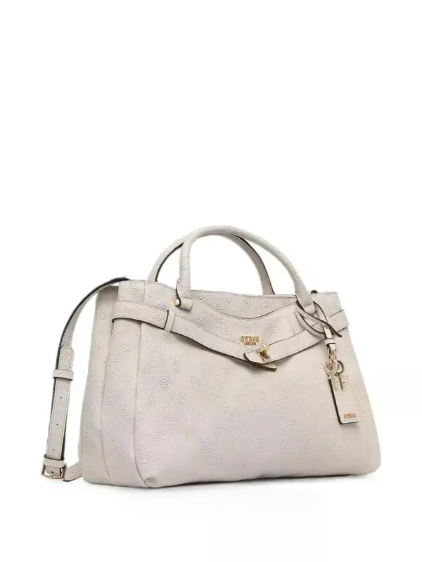 Guess Logo-embossed Padlock-detail Tote Bag
