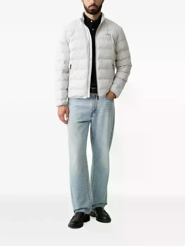 Guess Quilted High-neck Zip-up Jacket