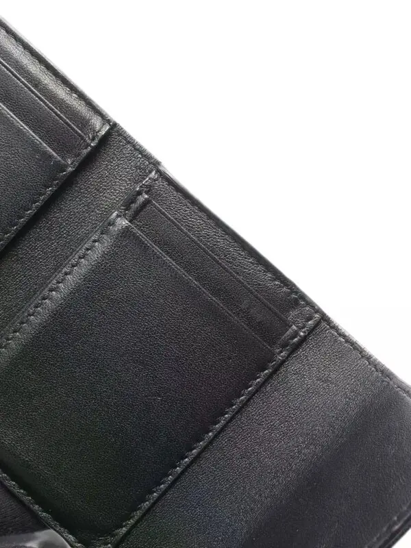 Dior 2000s Lady Lotus Wallet - Black
