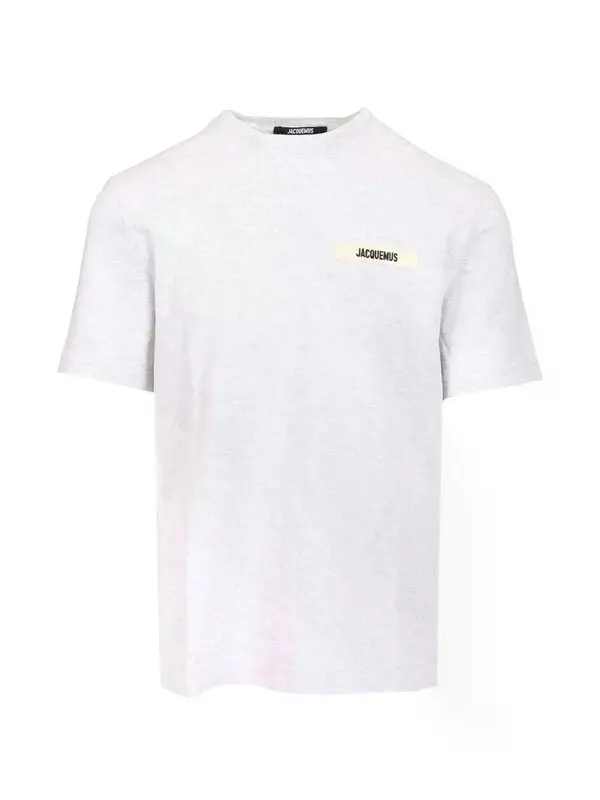 Jacquemus Logo-patch T-shirt - Grey