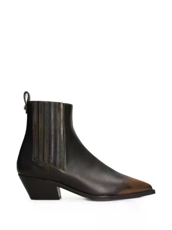Roberto Festa Aurea Pointed-toe Ankle Boots