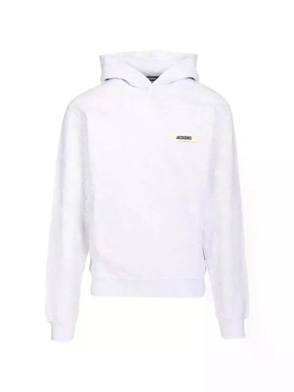 Jacquemus Gros Grain Hoodie - Grey