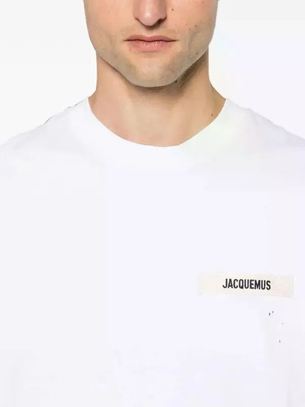 Jacquemus Logo-patch Cotton T-shirt
