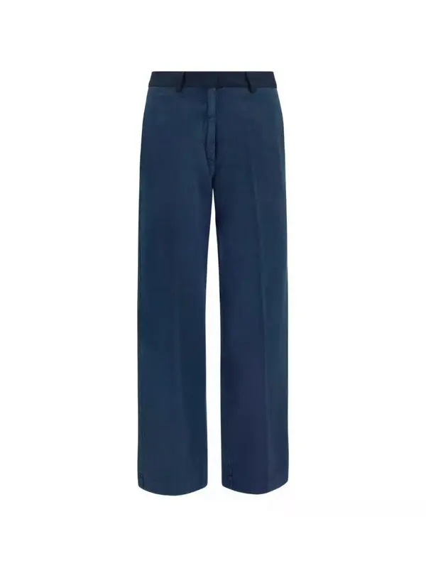 FORTE_FORTE Belt-loop Trousers - Blue