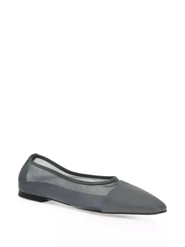 Dear Frances Gala Mesh-panel Ballet Flats
