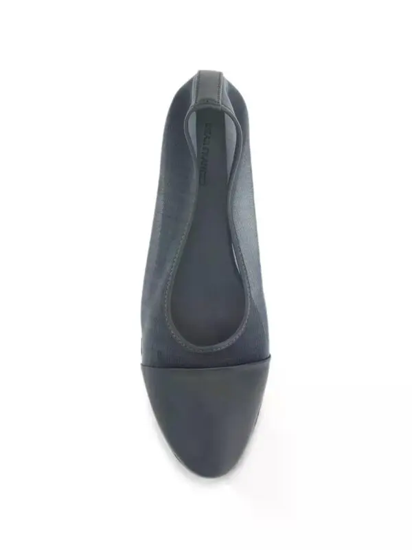 Dear Frances Gala Mesh-panel Ballet Flats
