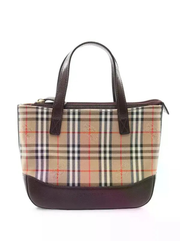 Burberry 2010s Nova Check Tote Bag