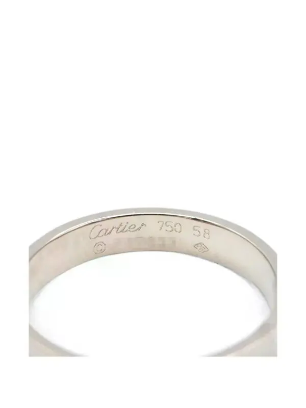 Cartier 2010s Mini Love Ring - Silver
