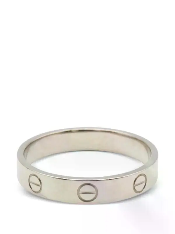 Cartier 2010s Mini Love Ring - Silver