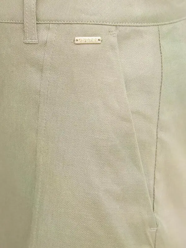 Guess Logo-plaque Tailored Shorts