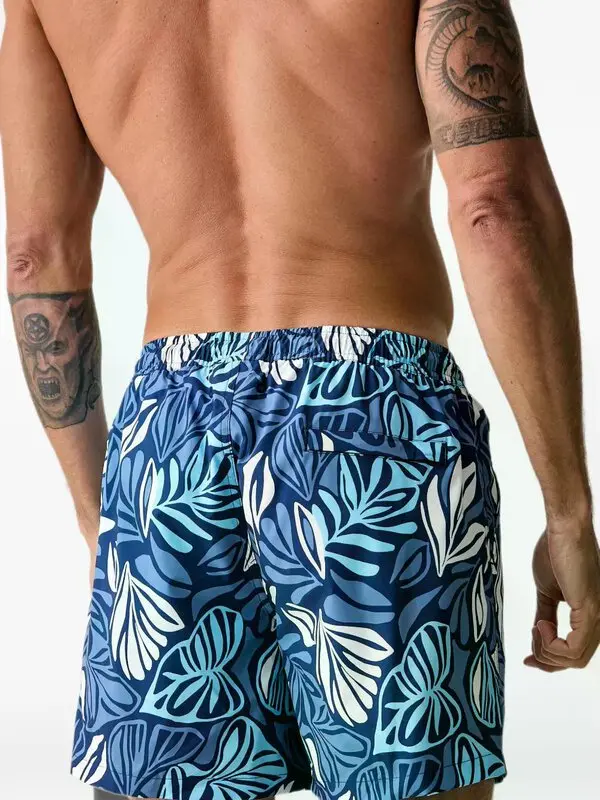 Marc O'polo Leaf-print Swim Shorts