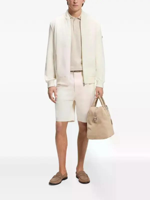 BOSS Cotton-knit Hybrid Bomber Jacket
