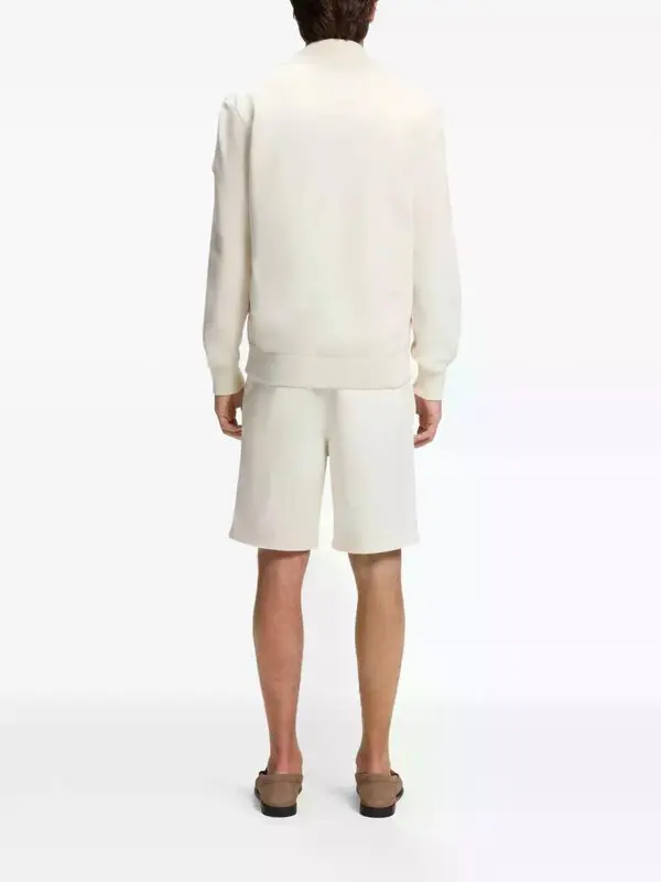 BOSS Cotton-knit Hybrid Bomber Jacket