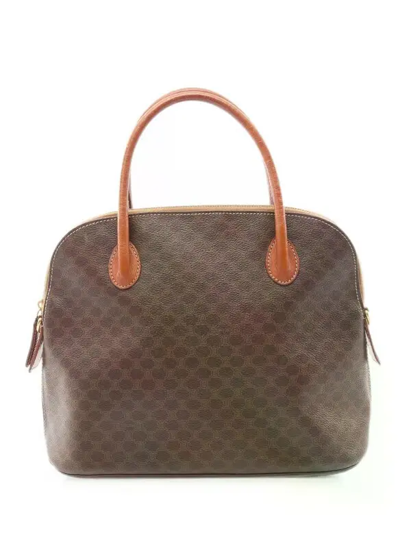 Celine 2000s Macadam Tote Bag - Brown