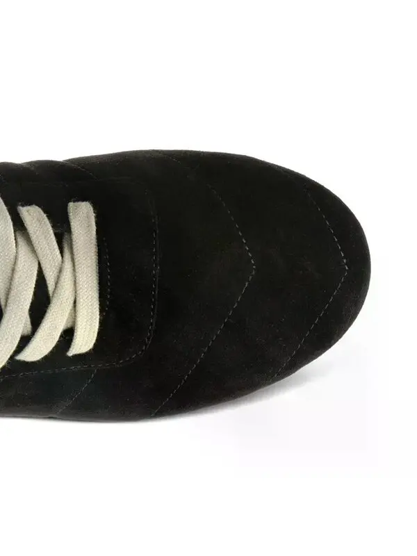 Rick Owens Chevron Quilted High-top Sneakers