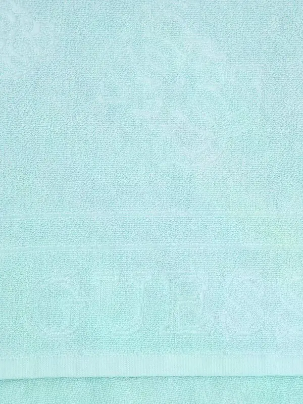 Guess Logo-embossed Beach Towel - Blue