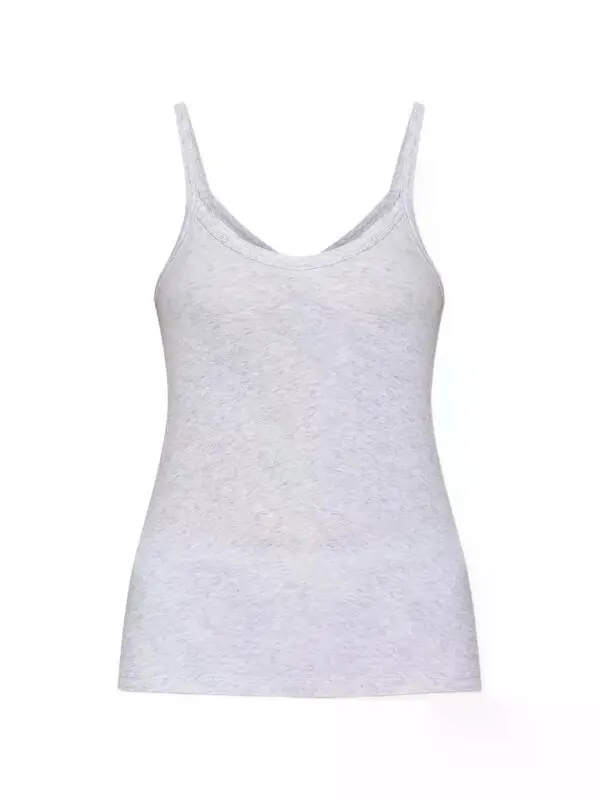 American Vintage Gamipy Scoop-neck Sleeveless Top - Grey